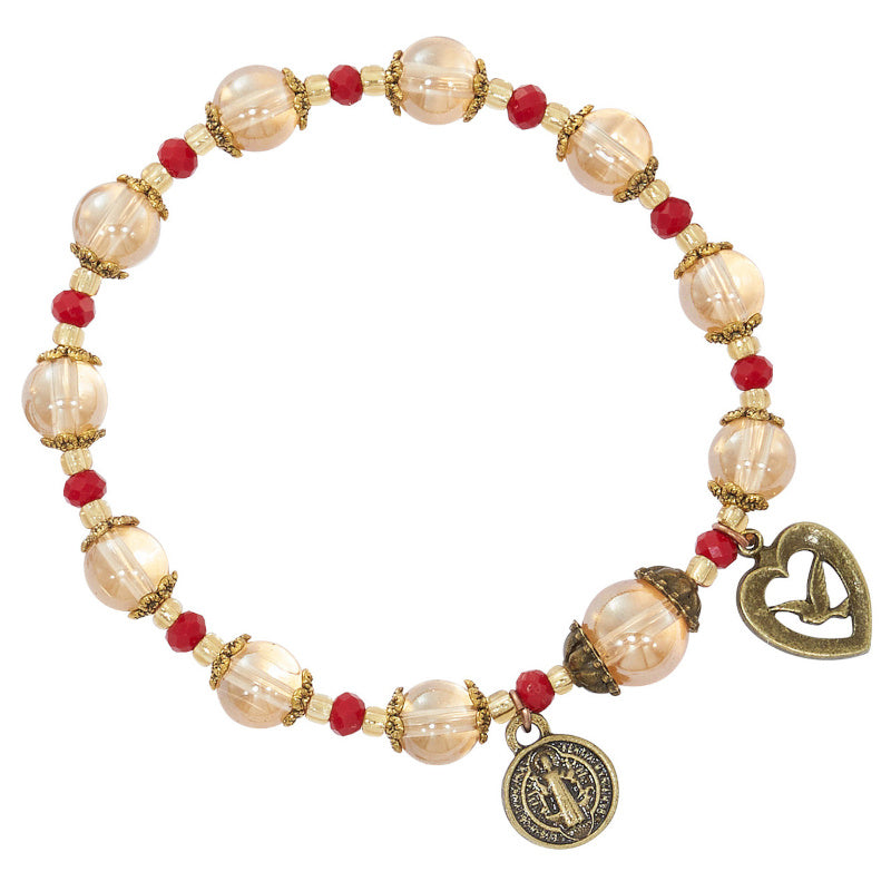 Topaz Holy Spirit Bracelet – The Catholic Gift Store