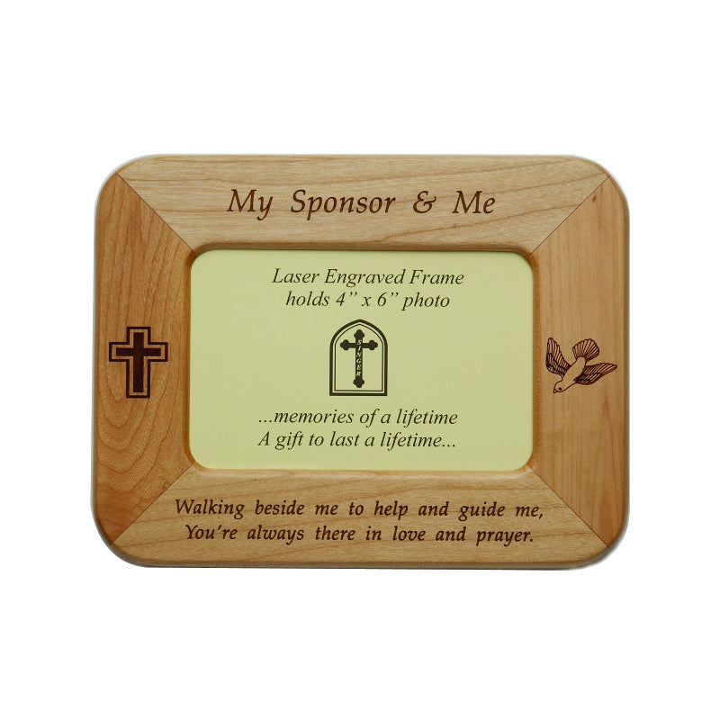 Confirmation Sponsor Wood Frame – The Catholic Gift Store