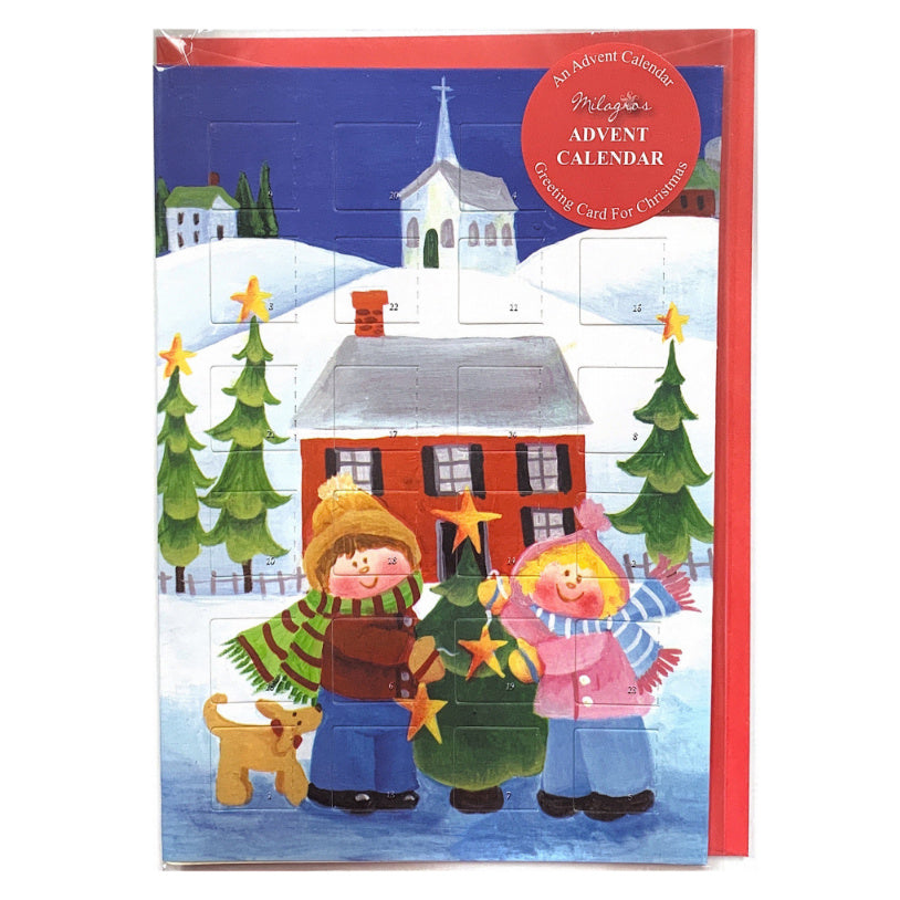 Christmas Tree Advent Calendar Card – The Catholic Gift Store