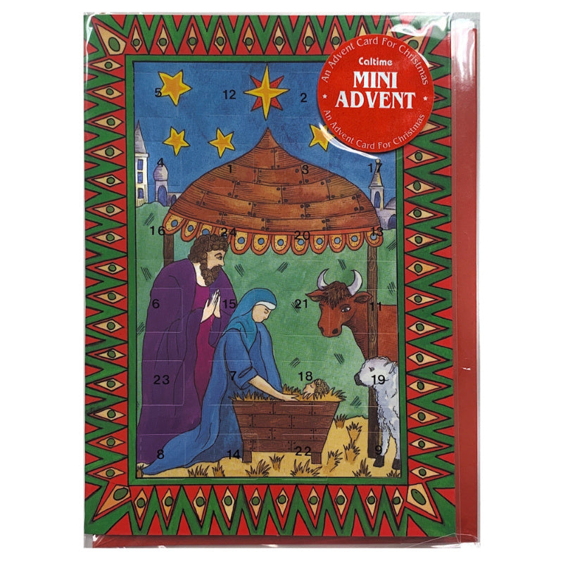 Nativity Advent Calendar Card – The Catholic Gift Store