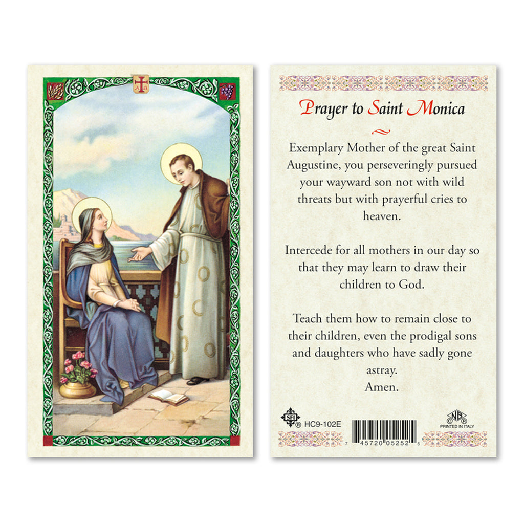 Prayer to St Monica - English – The Catholic Gift Store