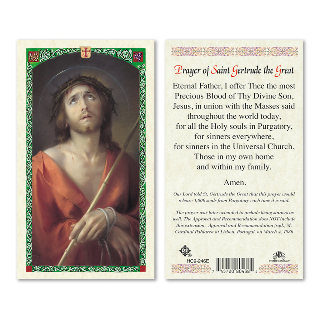 Prayer of Saint Gertrude the Great - English – The Catholic Gift Store