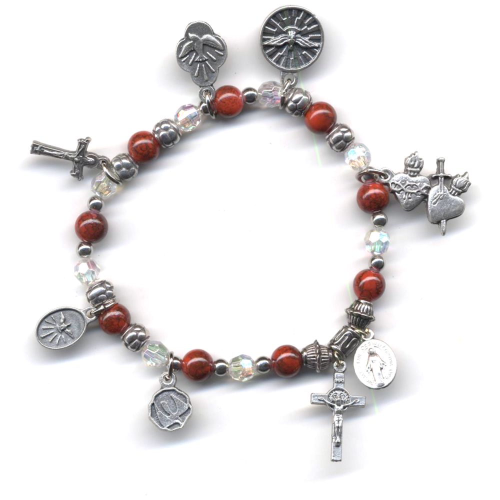 Holy Spirit Assorted Charm Bracelet – The Catholic Gift Store
