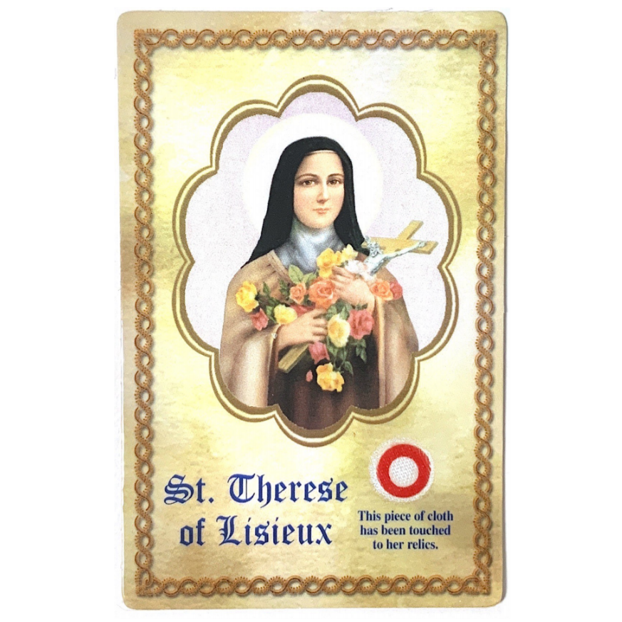 St. Therese of Lisieux Relic Card – The Catholic Gift Store