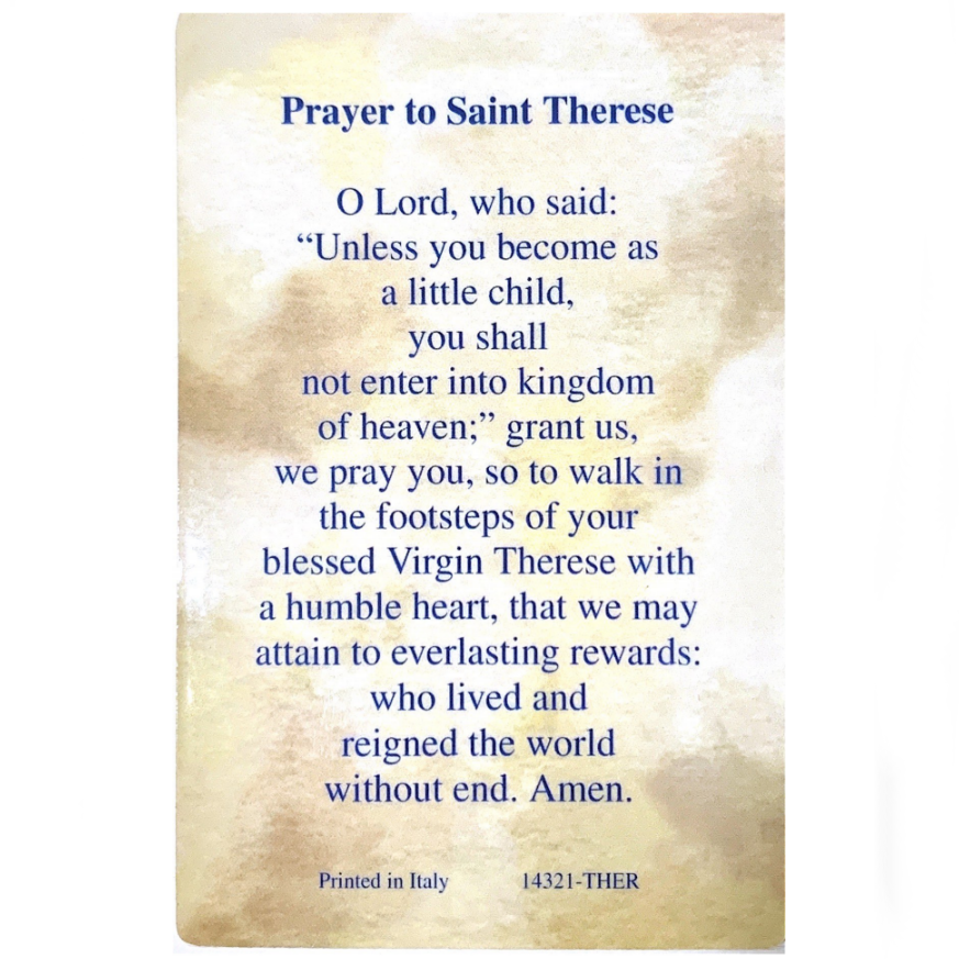 St. Therese of Lisieux Relic Card – The Catholic Gift Store