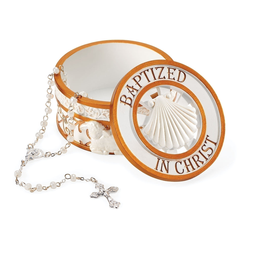 Baptized in Christ Keepsake Box – The Catholic Gift Store