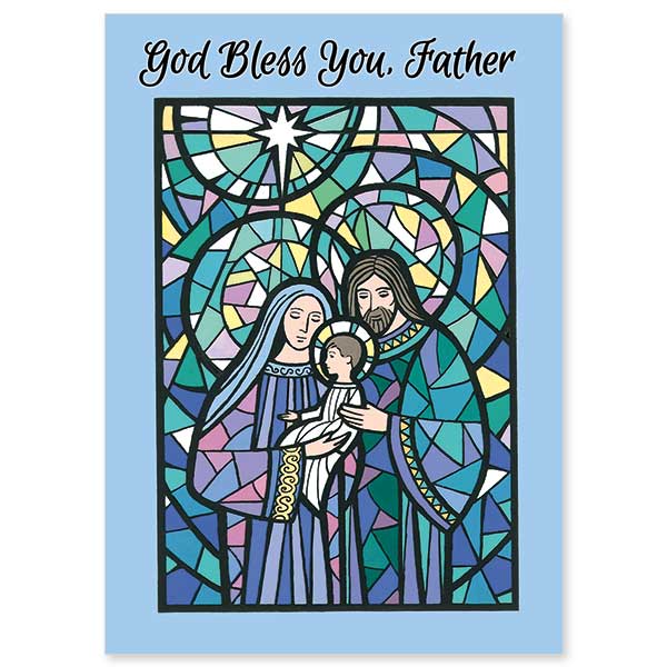 God Bless You, Father Christmas Card – The Catholic Gift Store