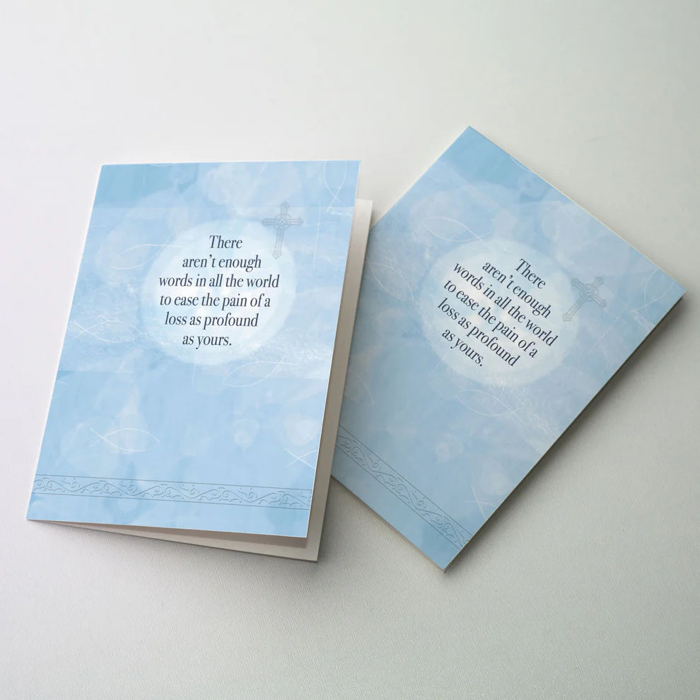 There Are Not Enough Words - Sympathy Card – The Catholic Gift Store