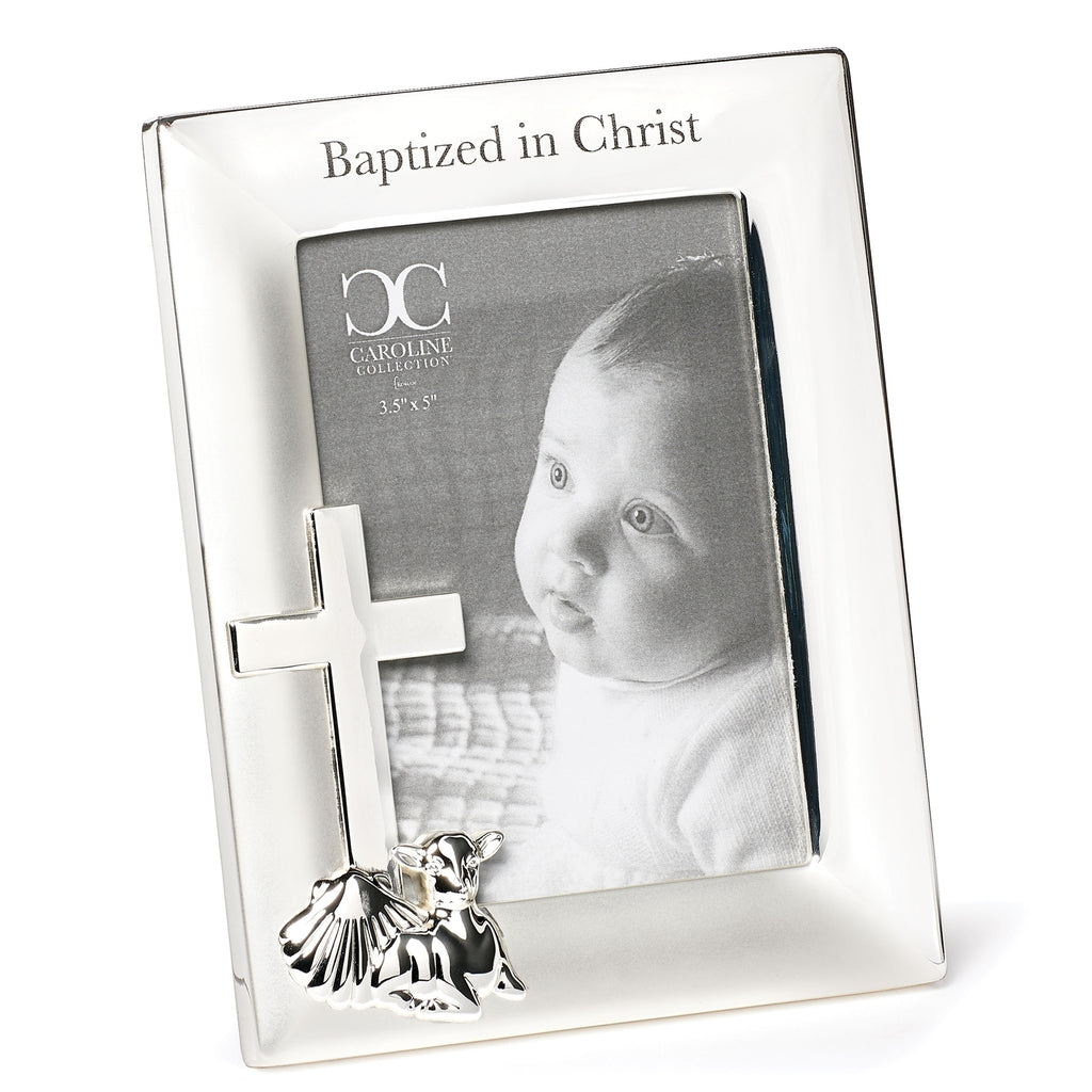 Silver Baptism Frame – The Catholic Gift Store