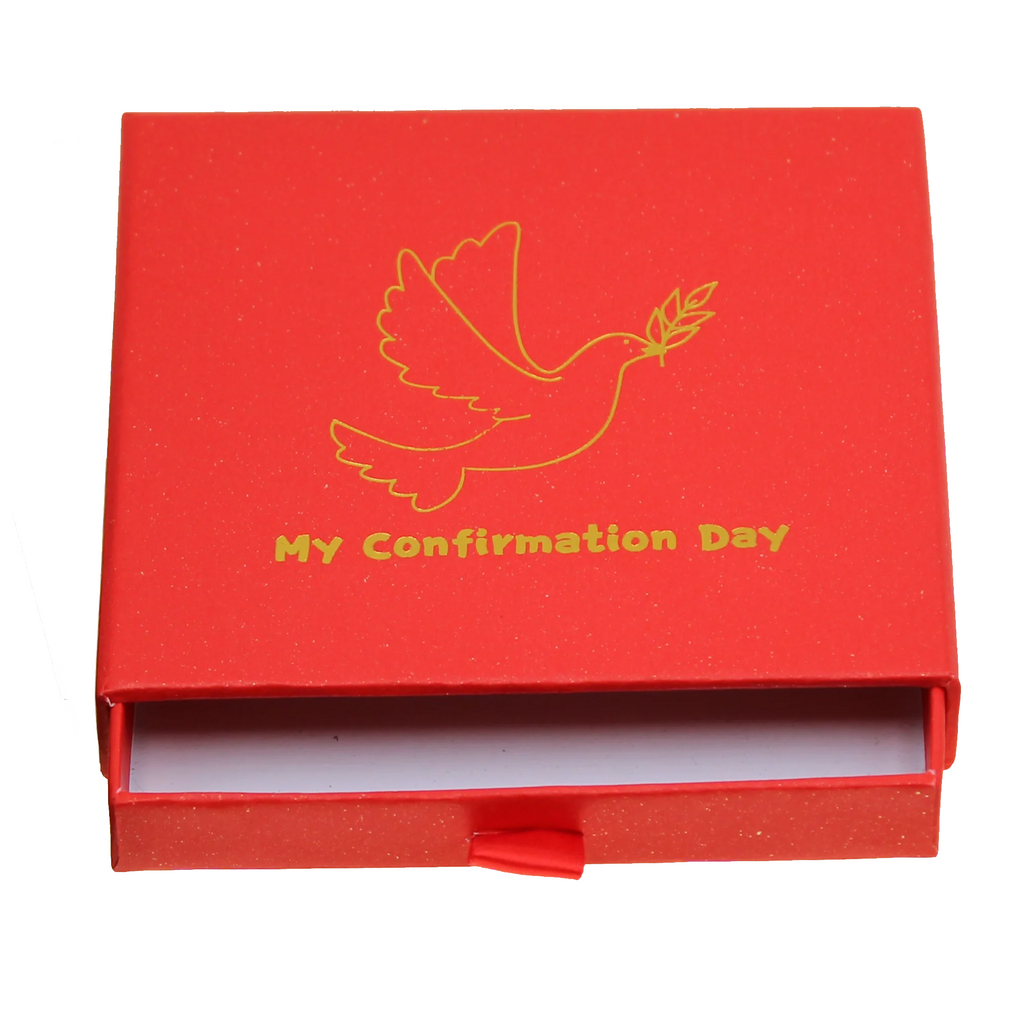 Red Confirmation Gift Box – The Catholic Gift Store