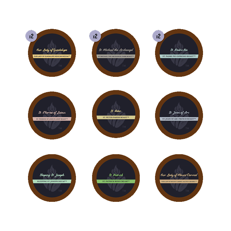 All Saints Variety Pack K-cups – Set of 12 – The Catholic Gift Store