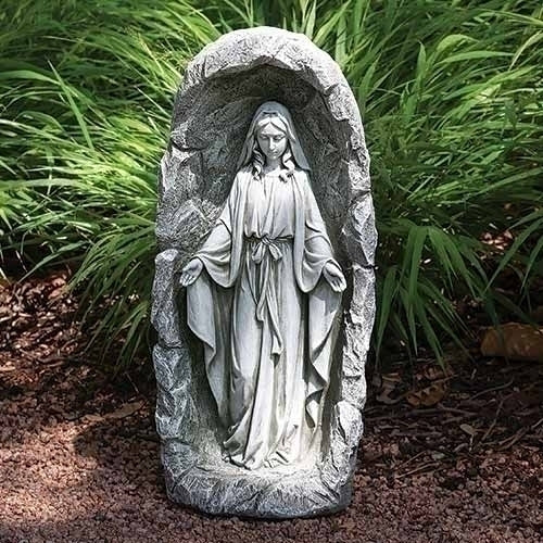 Our Lady of Grace Solar Garden Statue – The Catholic Gift Store