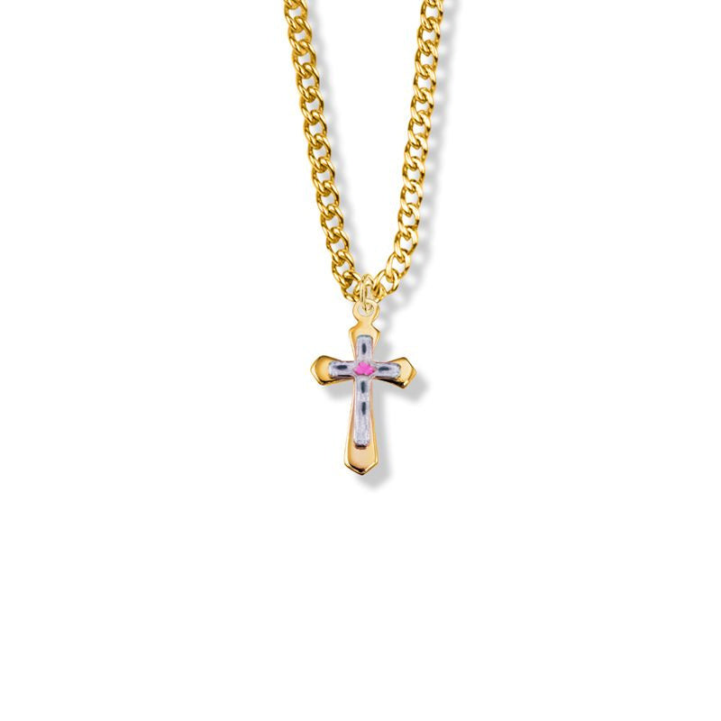 Gold Cloisonne Cross – The Catholic Gift Store