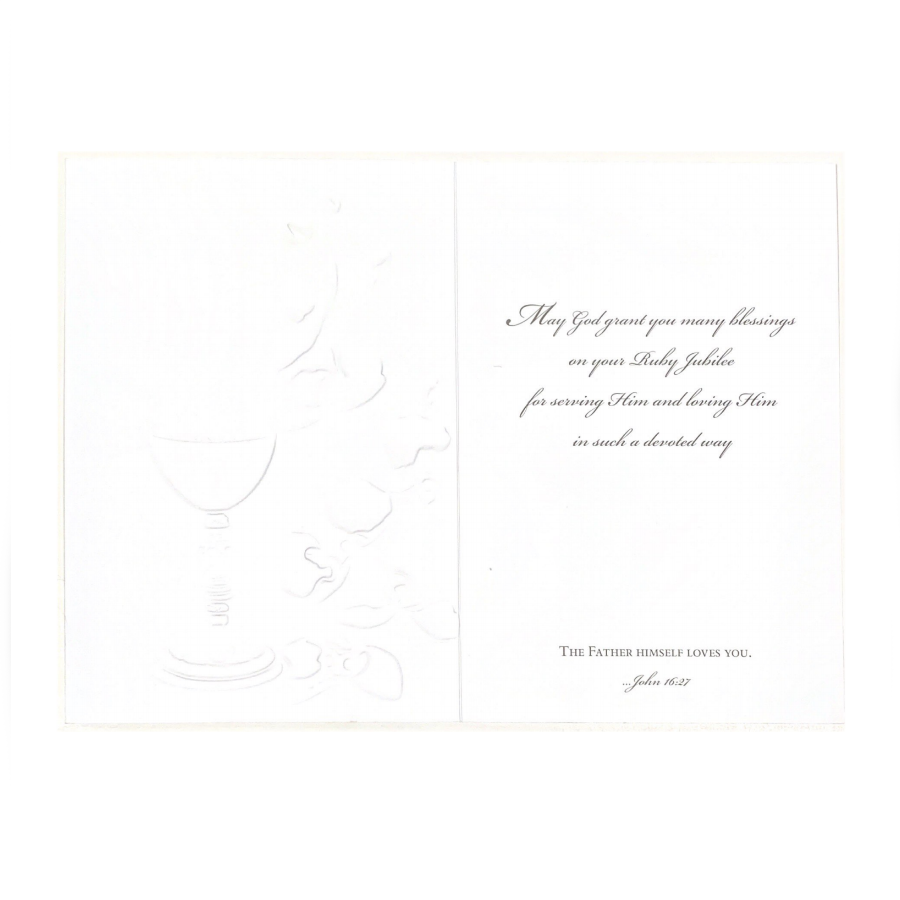 Blessings on Your Ruby Jubilee – The Catholic Gift Store