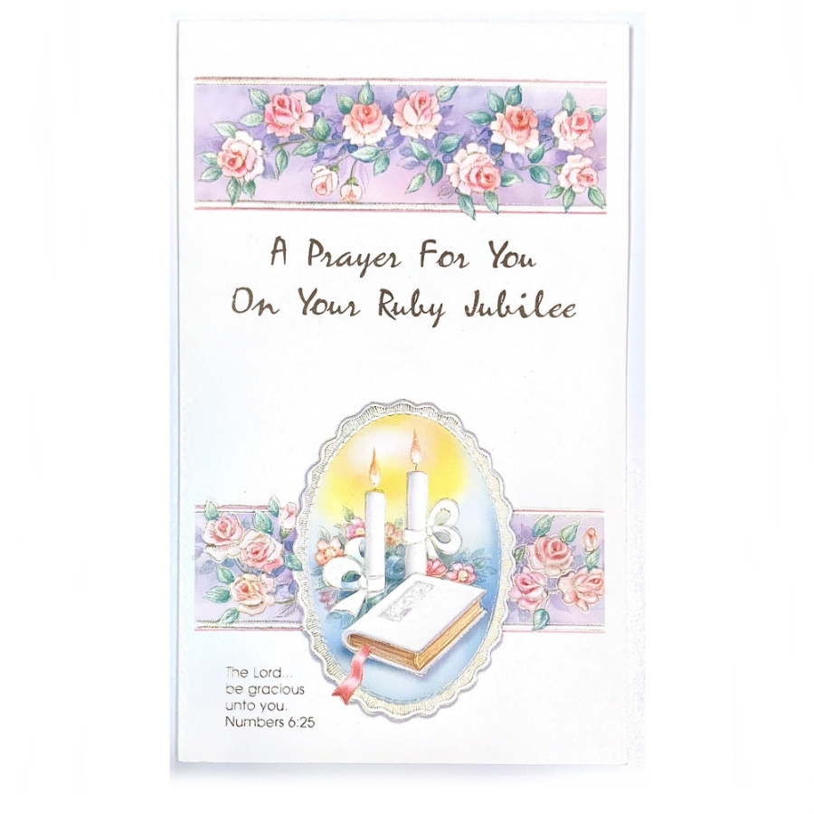 A Prayer For You On Your Ruby Jubilee – The Catholic Gift Store