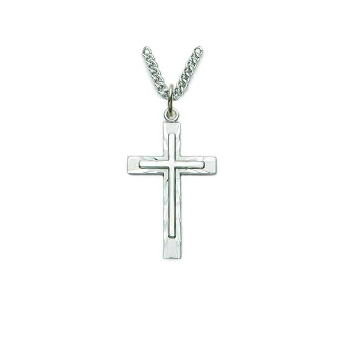 Engraved Silver Cross – The Catholic Gift Store