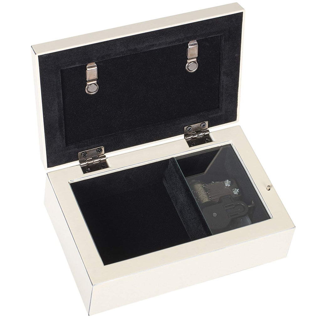 Ivory and Rose Baptism Music Box – The Catholic Gift Store