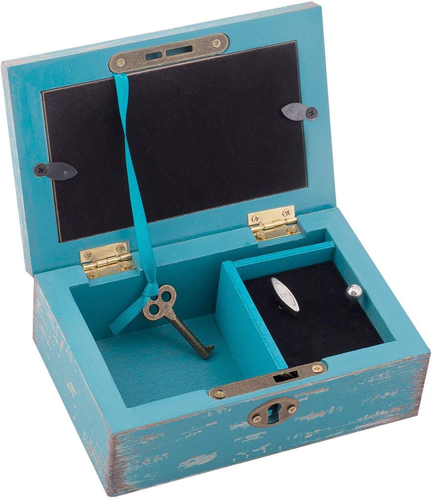 May the Lord Bless You & Keep You Blue Distressed Music Box – The ...