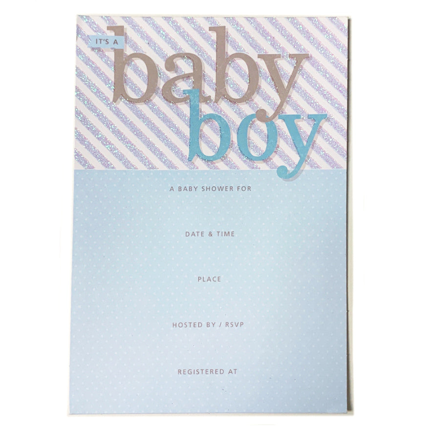 Baby Boy Baby Shower Invitations – The Catholic Gift Store
