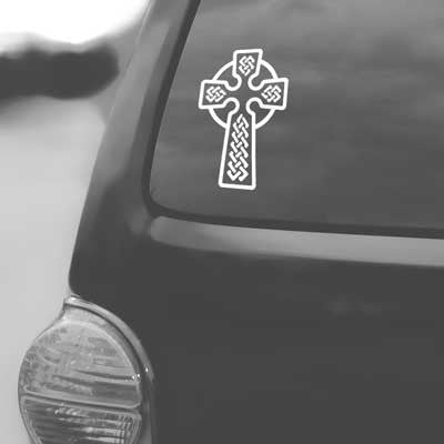 Celtic Cross Car Decal – The Catholic Gift Store