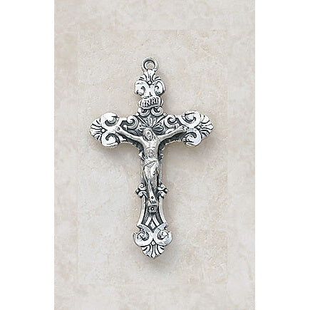 Sterling Silver Ornate Crucifix – The Catholic Gift Store