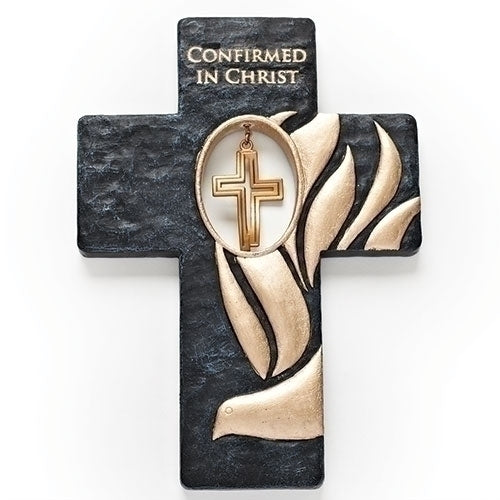 Black & Gold Confirmation Cross – The Catholic Gift Store