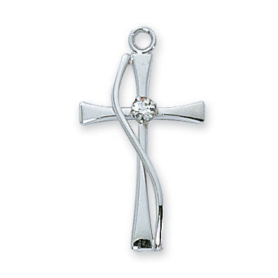 Maltese Cross with Sash and Crystal – The Catholic Gift Store