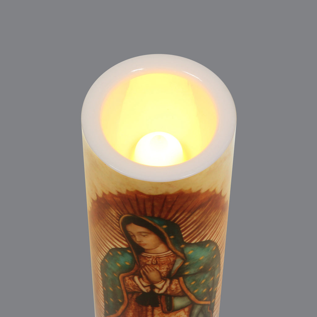 Our Lady of Guadalupe LED Candle – The Catholic Gift Store