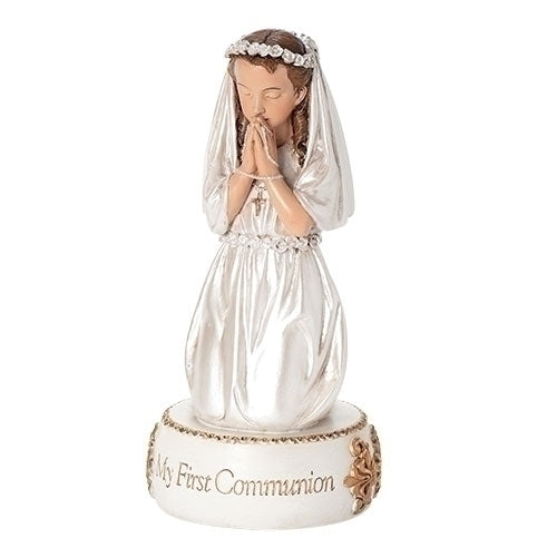 First Communion Kneeling Girl Figurine – The Catholic Gift Store