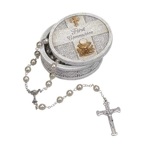 Stone-Style Communion Keepsake Box – The Catholic Gift Store