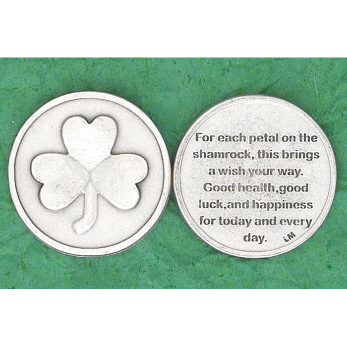 Shamrock Pocket Token – The Catholic Gift Store
