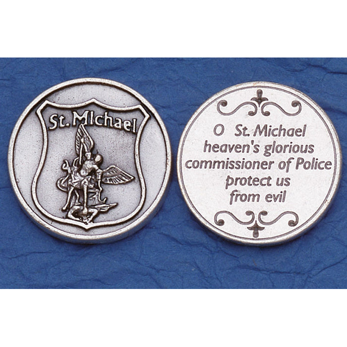 St. Michael Police Pocket Token – The Catholic Gift Store