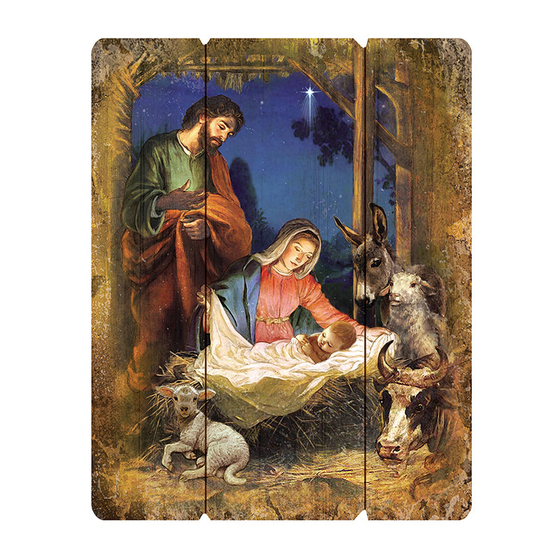 Nativity Plaque – The Catholic Gift Store