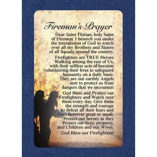 Fireman's Prayer Card – The Catholic Gift Store