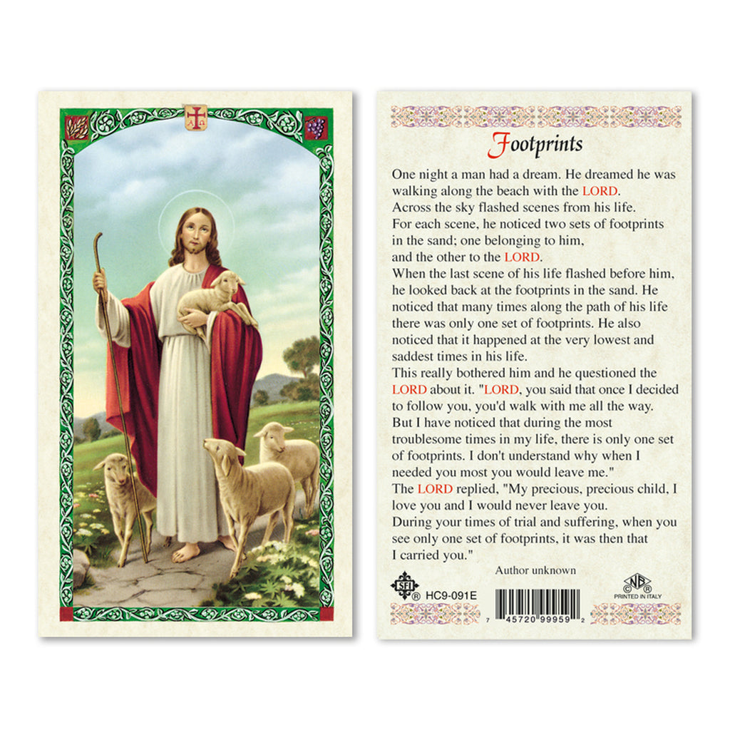 Footprints - English – The Catholic Gift Store