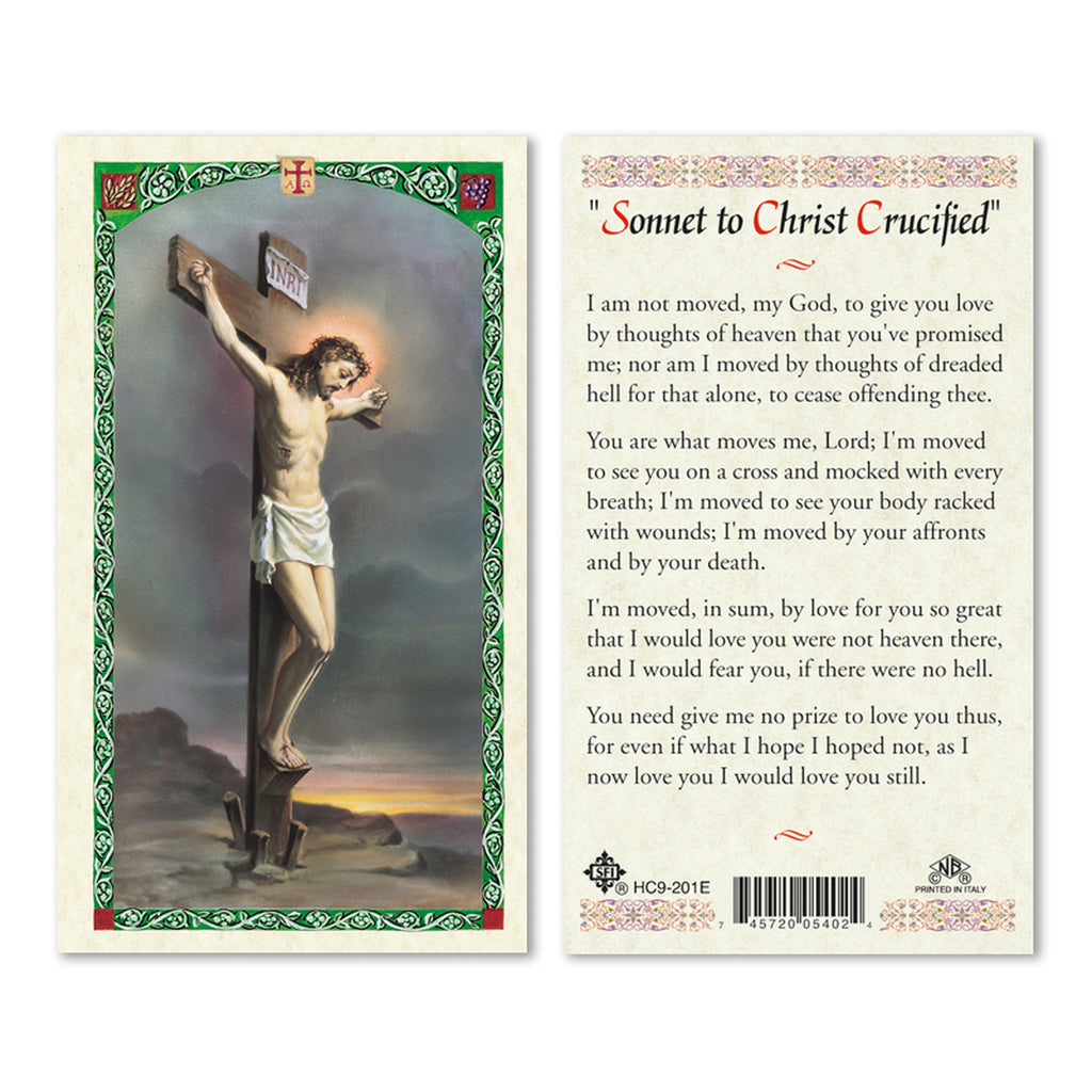 Sonnet to Christ Crucified – The Catholic Gift Store