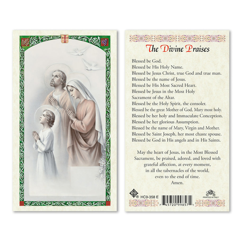 The Divine Praises – The Catholic Gift Store