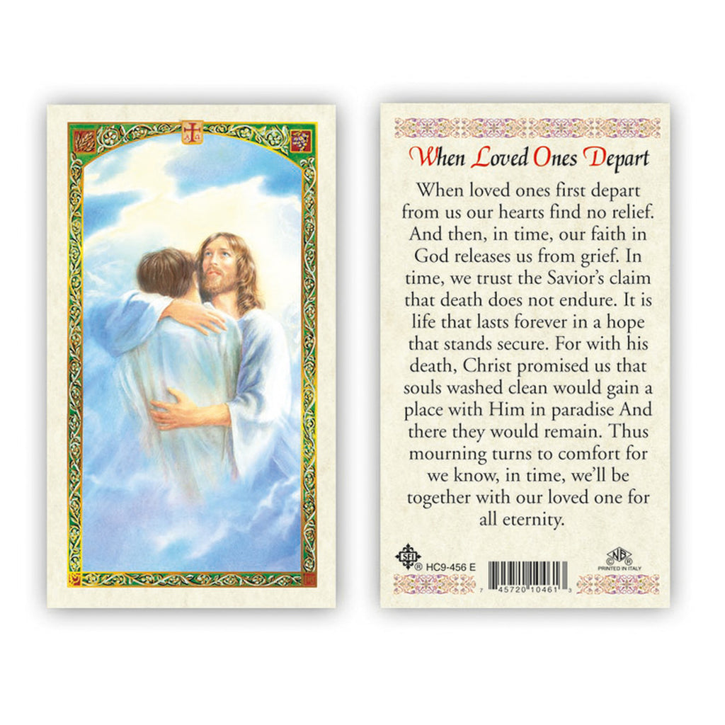 When Loved Ones Depart - Jesus Welcoming Soul – The Catholic Gift Store