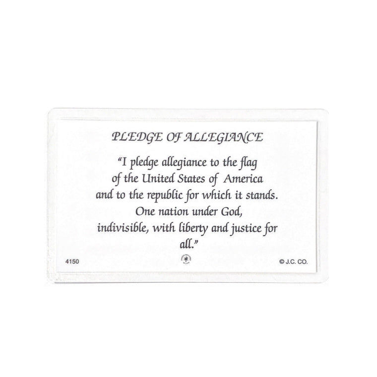Pledge of Allegiance Prayer Card – The Catholic Gift Store