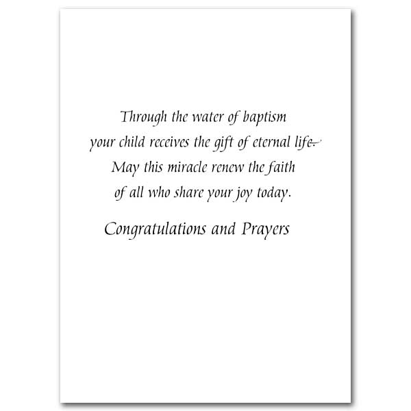 Reborn in Christ Baptism Card – The Catholic Gift Store
