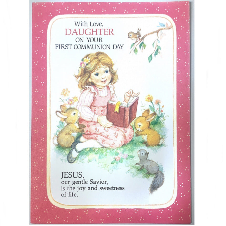 With Love, Daughter On Your First Communion Day – The Catholic Gift Store