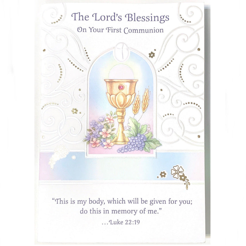 The Lord's Blessings On Your First Communion – The Catholic Gift Store