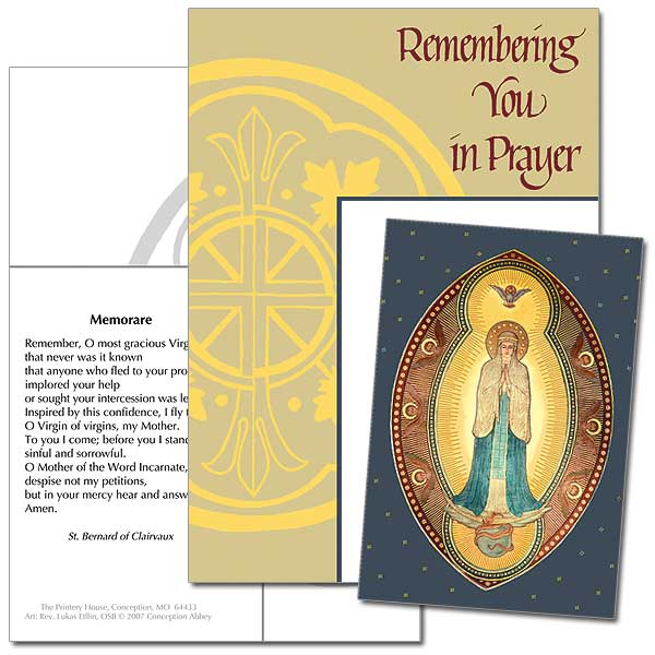 Immaculate Conception Keepsake Greeting Card – The Catholic Gift Store