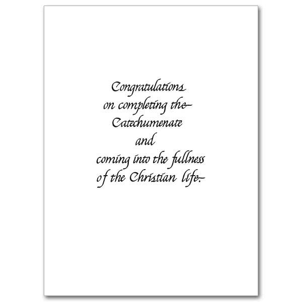Confirmed by the Holy Spirit RCIA Card – The Catholic Gift Store
