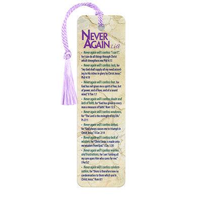Never Again List Bookmark – The Catholic Gift Store