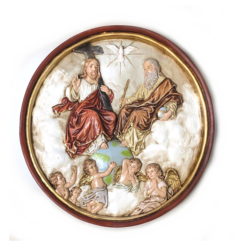 Holy Trinity Wall Plaque – The Catholic Gift Store